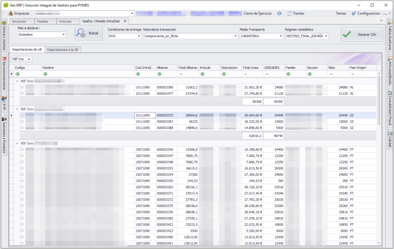 Modelo IntraStat. Gracias a esta última versión se podrá generar un ...