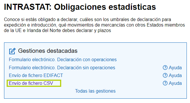 Modelo IntraStat. Gracias a esta última versión se podrá generar un ...